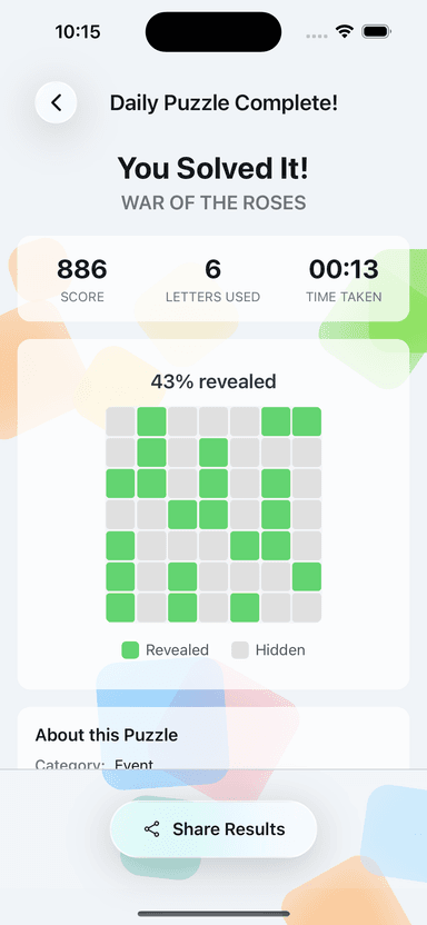 Unveil - Daily Picture Puzzle Game | Guess The Word Challenge